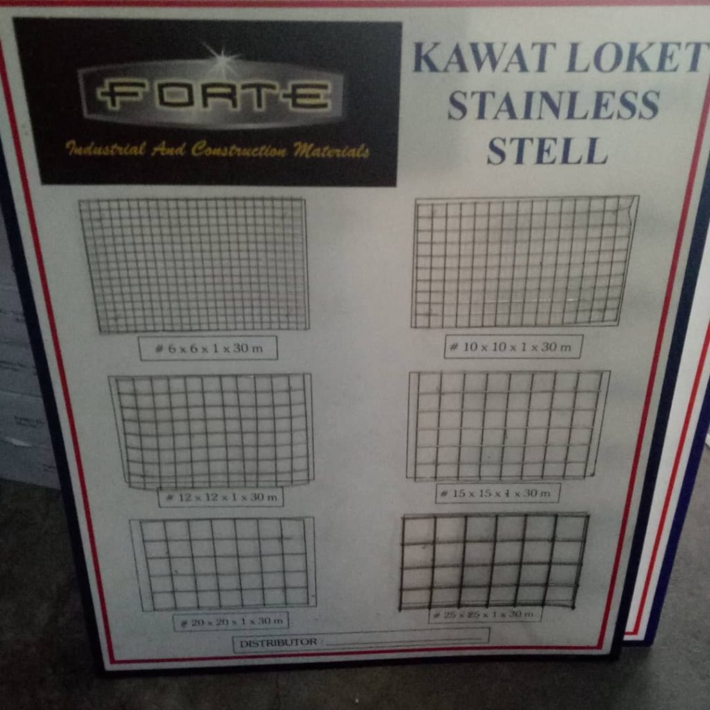 Kawat Loket Stainless Steel Welded Wire Mesh Jakarta - Pabrik Wiremesh ...